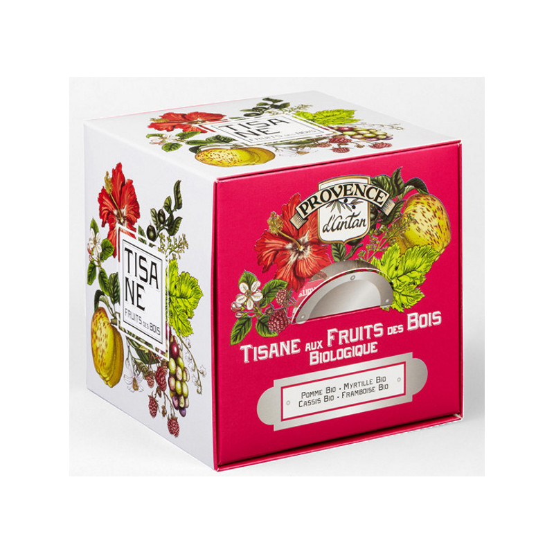 Provence d'Antan Tisane Fruits des bois bio 24 sachets 60gr recharge ...