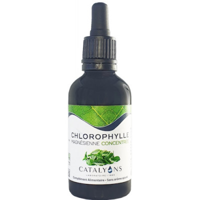 Catalyons Chlorophylle Magnésienne concentrée liquide 50 ml detox et purification les copines bio
